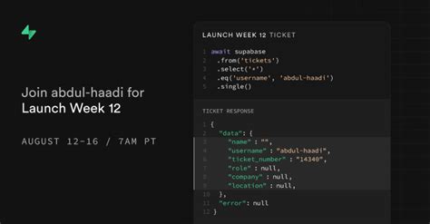 Abdul Haadi Lakhani On Linkedin Abdul Haadis Launch Week Ticket