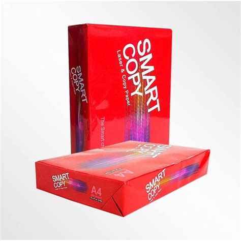 กระดาษถ่ายเอกสาร Smart Copy สมาร์ทก๊อปปี้ ขนาด A4 หนา 80 แกรม 500 แผ่น รีม Shopee Thailand