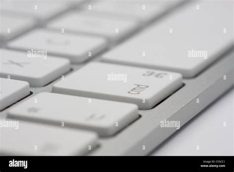 Command Apple Key Cmd On A Mac Keyboard Close Up Stock Photo Royalty Free Image