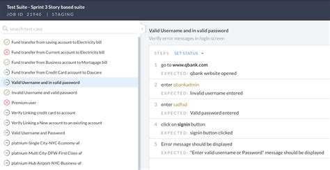 running manual tests in accelq accelq