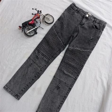 کمدا قیمت و خرید شلوار لی زاپ دار رنگ مشکی