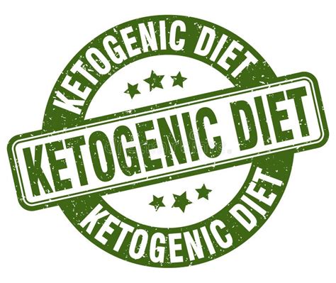 Ketogenic Diet Stamp Ketogenic Diet Label Round Grunge Sign Stock