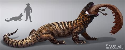Palaeosaniwa The Gila Monster The Size Of A Komodo Dragon R