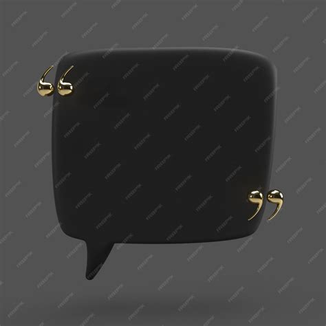 Premium Photo 3d Chat Bubbles Minimal Concept Of Social Media Quote 3d Illustrations