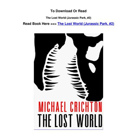 Pdf Download The Lost World Jurassic Park 2 By Michael Crichtonpdf
