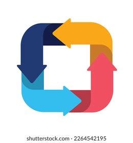 Arrow Infographic Template Scheme Diagram Chart Stock Vector Royalty Free 2264542195