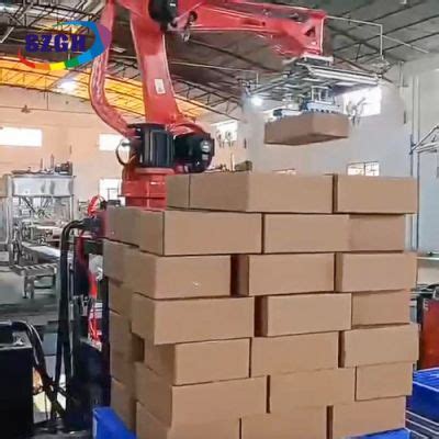 Low Cost Axis Vertically Articulated Palletizing Robotic Automated Loading Pick And Place
