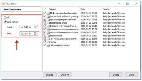 How To Delete All Emails From Same Sender Address In Outlook
