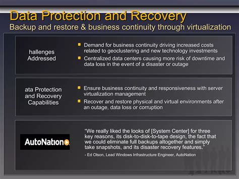 Data Center Optimization With Microsoft System Center Son Vu Ppt
