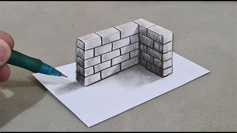 Best 12 How To Draw 3d Drawing On Paper For Beginners Artofit