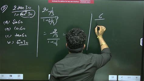 Trignometry 10th Lecture 3 Ncert Arjuna Classes Youtube