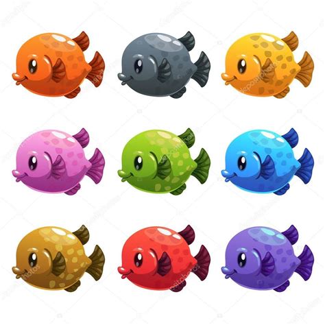 Peces De Colores Animados
