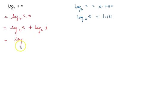 SOLVED Let Log A And Log B Express The Given Logarithm In Terms Of A And B Log