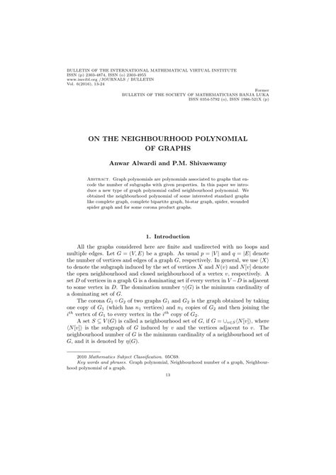 pdf on the neighbourhood polynomial of graphs