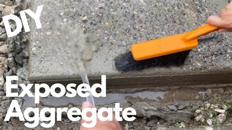 The Perfect First Exposed Aggregate Concrete Project Youtube