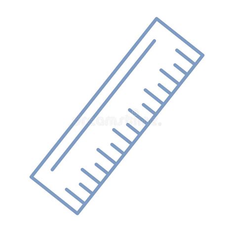 Straight Measuring Ruler Vector Stock Vector Illustration Of Flat Linear 376846941