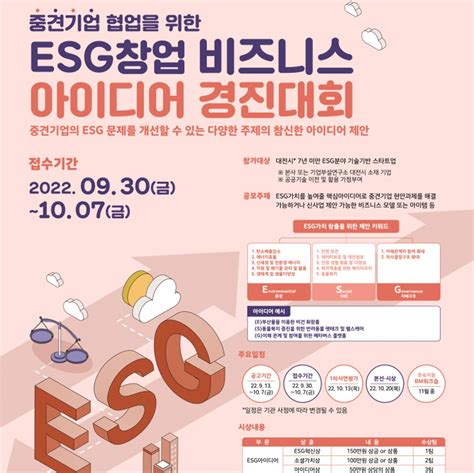 ESG창업 비즈니스 아이디어 경진대회