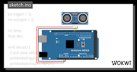 Hc Sr04 Ultrasonic Distance Sensor Wokwi Esp32 Stm32 Arduino