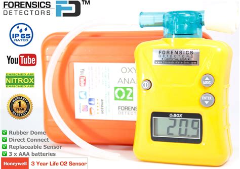 Oxygen Analyzer Scuba Diving 0 100 Forensics Detectors