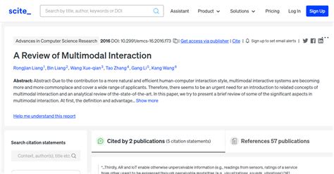 A Review Of Multimodal Interaction