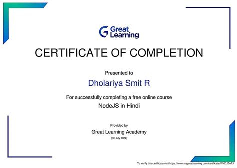 Smit Dholariya On Linkedin I Have Finished The Comprehensive React Js And Node Js Course At Great…