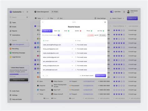 Customergo Ui Kit Crm Dashboard Import Data Flow By Robbi Darwis For Flow Forge On Dribbble