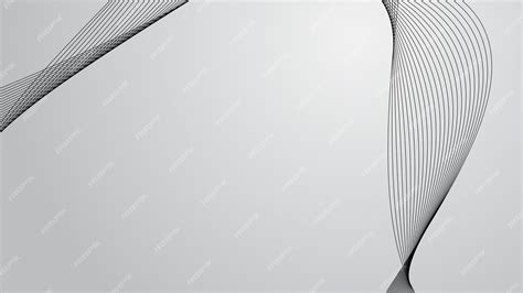 Premium Vector Gray Gradient With Cuve Line Background Wallpaper