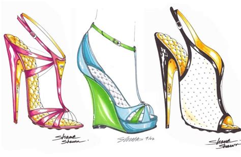 Fashion Design Sketches Shoes