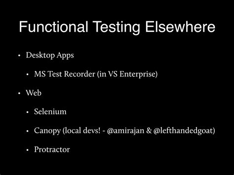 Functional Testing Pdf