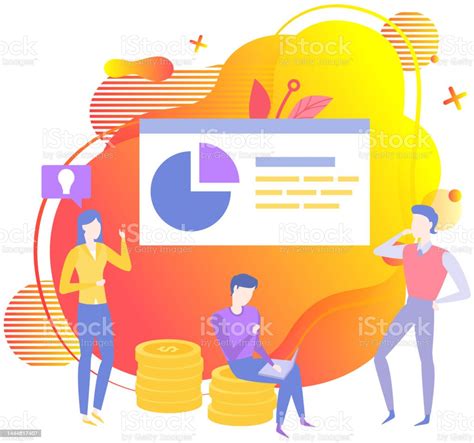 크라우드 펀딩 및 투자로 일하는 사람들 자본 조달 부의 개념 축적 3차원 형태에 대한 스톡 벡터 아트 및 기타 이미지 3차원 형태 개념 개발 Istock