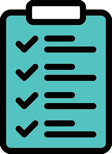 Checklist Paper Tasks Clipboard Vector Paper Tasks Clipboard PNG And Vector With Transparent