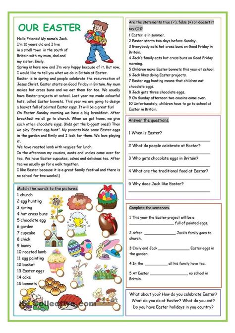 Our Easter Imparare Inglese Grammatica Inglese Inglese