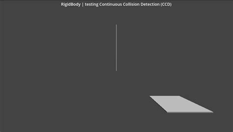 Continuous Collision Detection No Longer Works With High Speed Body Issue Godotengine