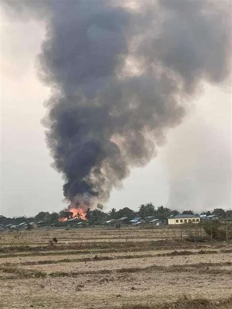 ရွှေဘို၊ အုန်းပေါက်ရွာကို စစ်တပ်က ဝင်ရောက်စီးနင်းပြီး လက်နက်ကြီးဖြင့် ပစ်ခတ်မှု ပြည်သူ ၁ ဦး