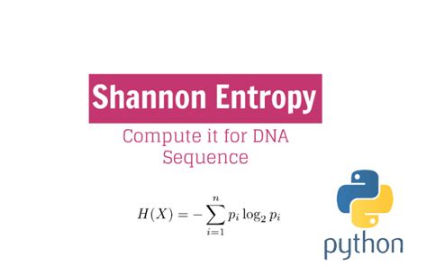 Step By Step Simple Script To Compute Shannon Entropy