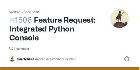 Feature Request Integrated Python Console · Issue 1506 · Openpnp