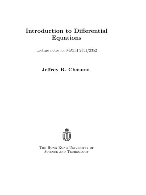 Differential Equations Pdf Trigonometric Functions Eigenvalues