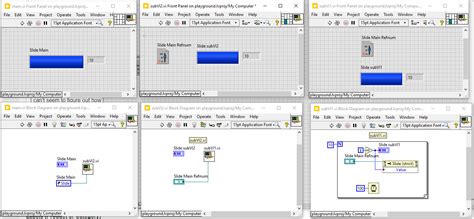 Solved Live Update By Reference In Nested Subvis Ni Community