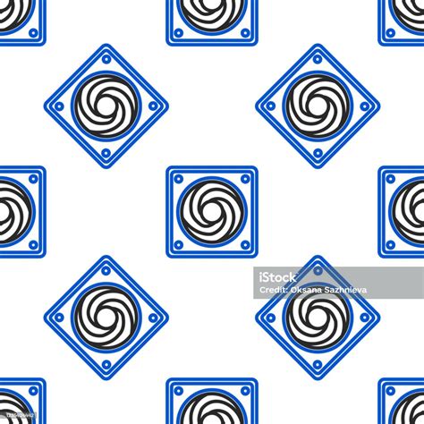 라인 컴퓨터 쿨러 아이콘 흰색 배경에 원활한 패턴을 격리 Pc 하드웨어 팬 컬러풀한 아웃라인 컨셉 벡터 선풍기 전기 설비에 대한 스톡 벡터 아트 및 기타 이미지 Istock