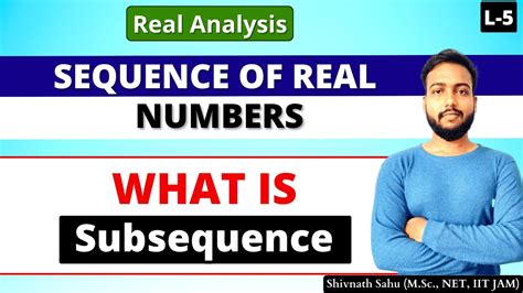 Subsequence Of A Sequence Real Analysis Subsequence Of A Sequence In Hindi Bsc Iit Jam