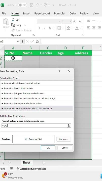 Auto Borders In Excel Automatically Adding Borders To Your Excel Cells Shorts Autoborders