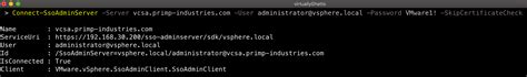 Powercli Module For Managing Vcenter Single Sign On Sso
