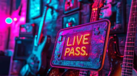 A Close Up Of A Laminated Pass With A Vibrant Color Scheme And Bold