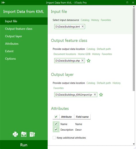 Xtools Pro Help Import Data From Kml