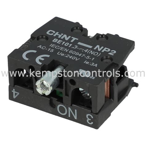 Chint Np2 Be101 Chint Aux Np2 Be101 No Contact Unit Kempston Controls