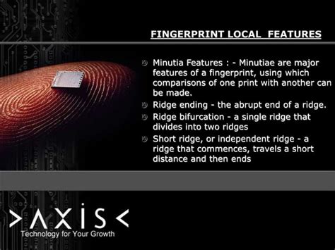 Presentation Automated Fingerprint Identification System Pptx Operating Systems Computer