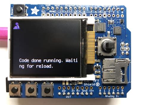 Circuitpython Displayio Quickstart 18 Tft Display Breakout And Shield Adafruit Learning System