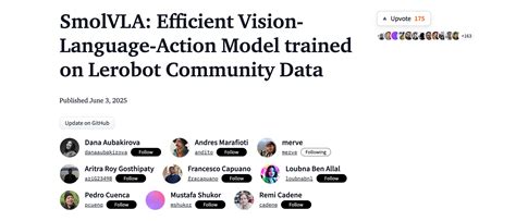Smolvla 커뮤니티 데이터로 학습한 소규모450m 오픈소스 시각 언어 행동vision Language Action
