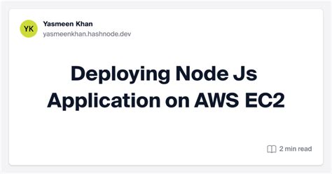 How To Setup A Nodejs Application On Aws Ec2 Yasmeen Khan Posted On The Topic Linkedin