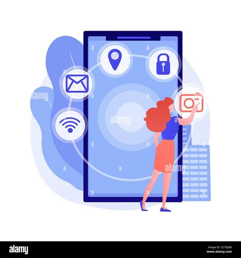 Intelligent Interface Abstract Concept Vector Illustration Stock Vector Image Art Alamy